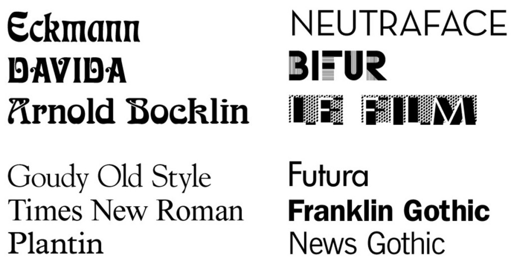 The Best Timeless Fonts for Designers - TPW - the Graphic, Web and ...